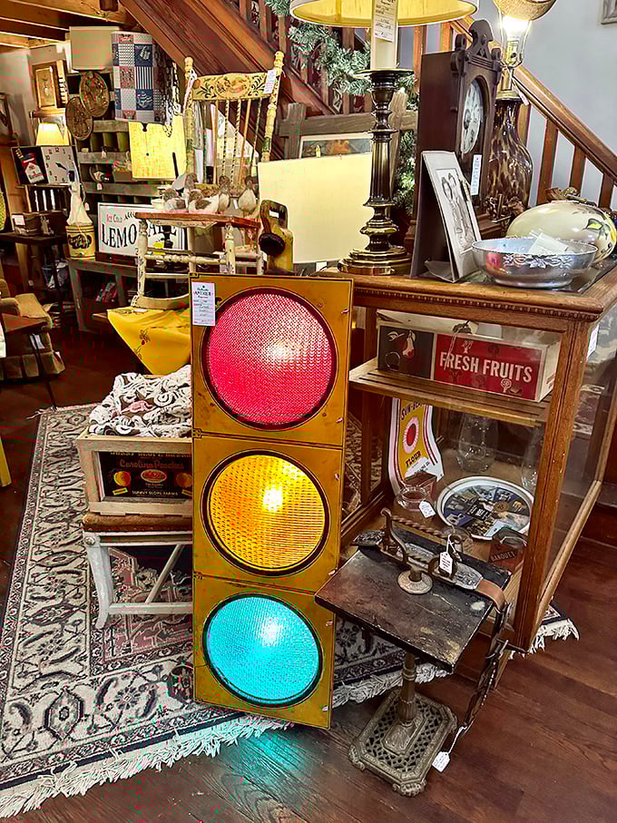 That vintage traffic light isn't just decoration&mdash;it's practically screaming "GREEN means GO ahead and buy it before someone else does!"