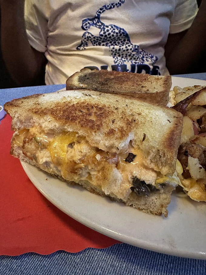 The humble tuna melt gets the Tessaro's treatment, emerging as comfort food that could make even the worst day suddenly bearable.