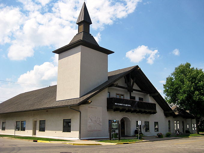The Swiss-inspired Village Hall proves even municipal buildings can have storybook charm &ndash; bureaucracy has never looked so inviting.
