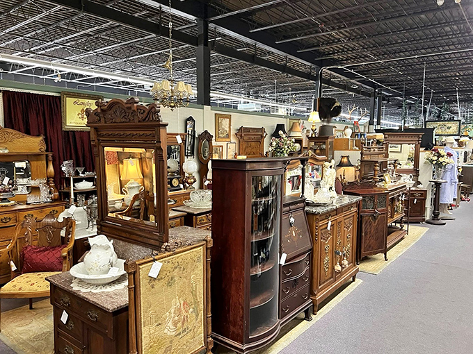 Furniture that witnessed family dinners long before smartphones interrupted conversation. These carved cabinets have secrets in every drawer.