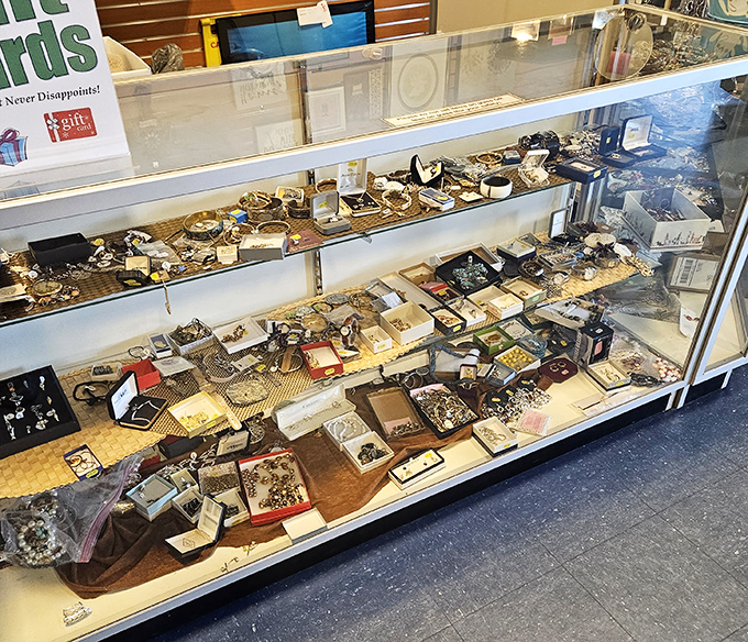 The jewelry case&mdash;where forgotten accessories await rediscovery. Each brooch and necklace holds secrets of special occasions from decades past.