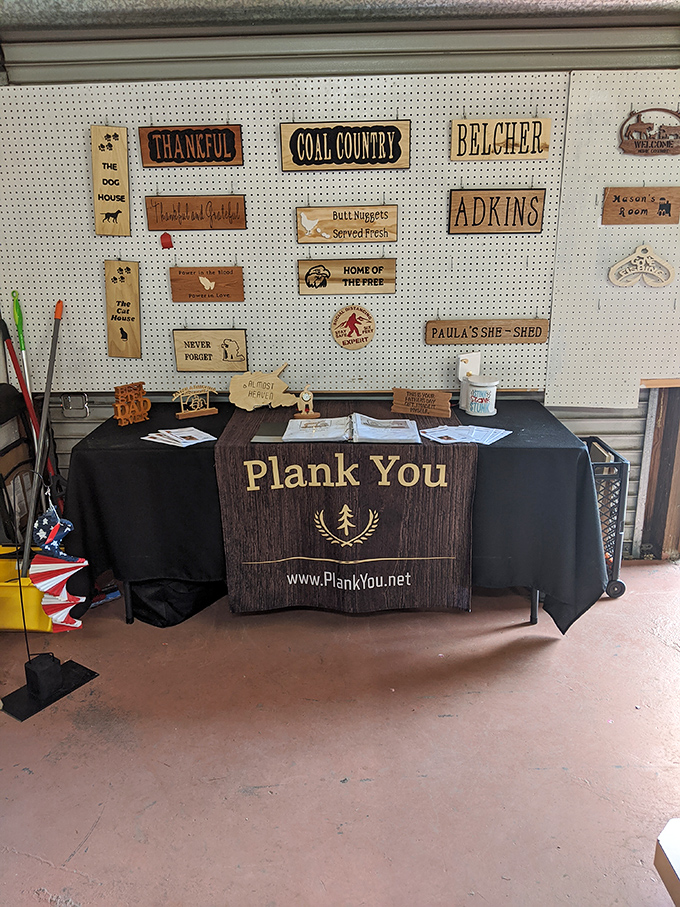 "Plank You" for the memories! West Virginia pride shines through these handcrafted wooden signs celebrating local heritage.