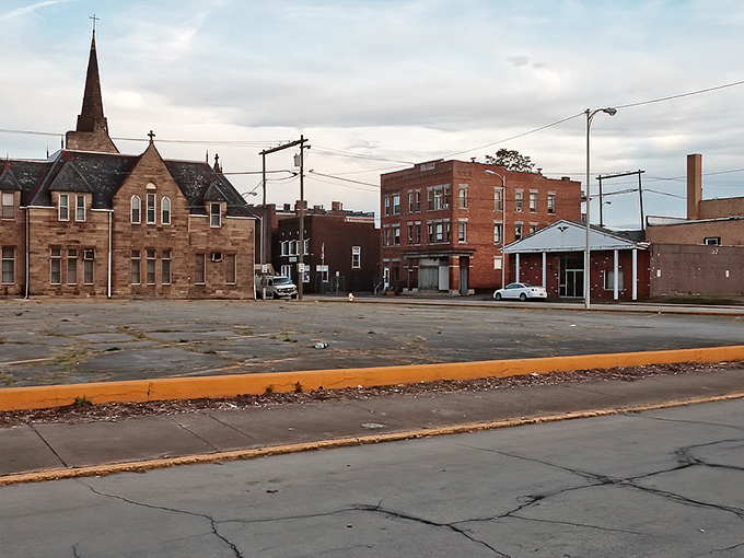 Historic churches and brick buildings stand as testaments to craftsmanship from an era when buildings were built to impress future generations, not just shareholders.