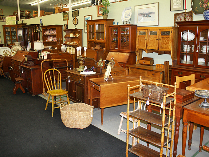 Solid oak, dovetail joints, and craftsmanship from when things were built to last&mdash;furniture with more character than most TV shows.