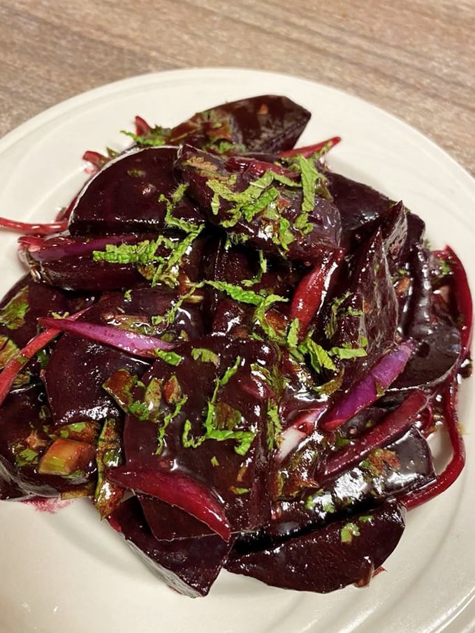 This beet salad brings serious color and flavor, making vegetables look like the rock stars they deserve to be.