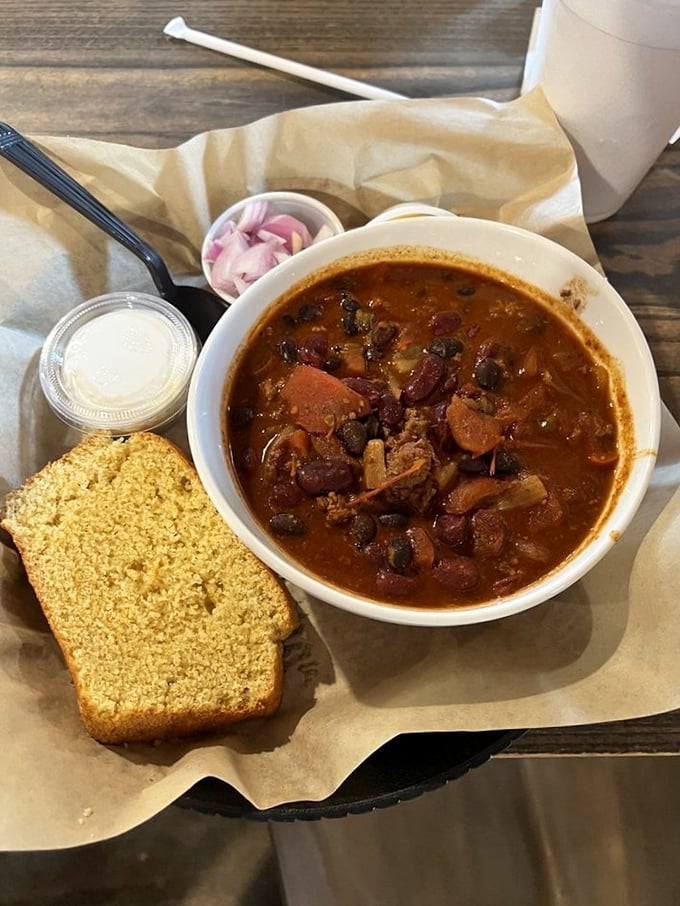 This isn't just chili&mdash;it's a spicy, hearty hug in a bowl that makes you want to adopt the recipe (and possibly the chef).