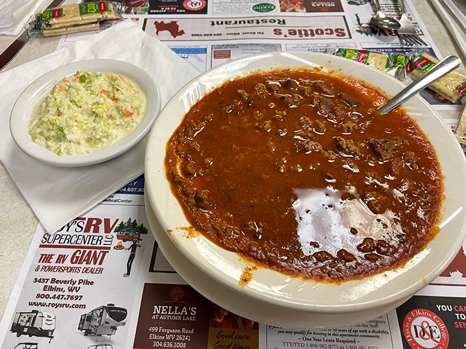 This isn't just chili &ndash; it's a spicy, meaty statement of purpose that pairs perfectly with cornbread and afternoon naps.