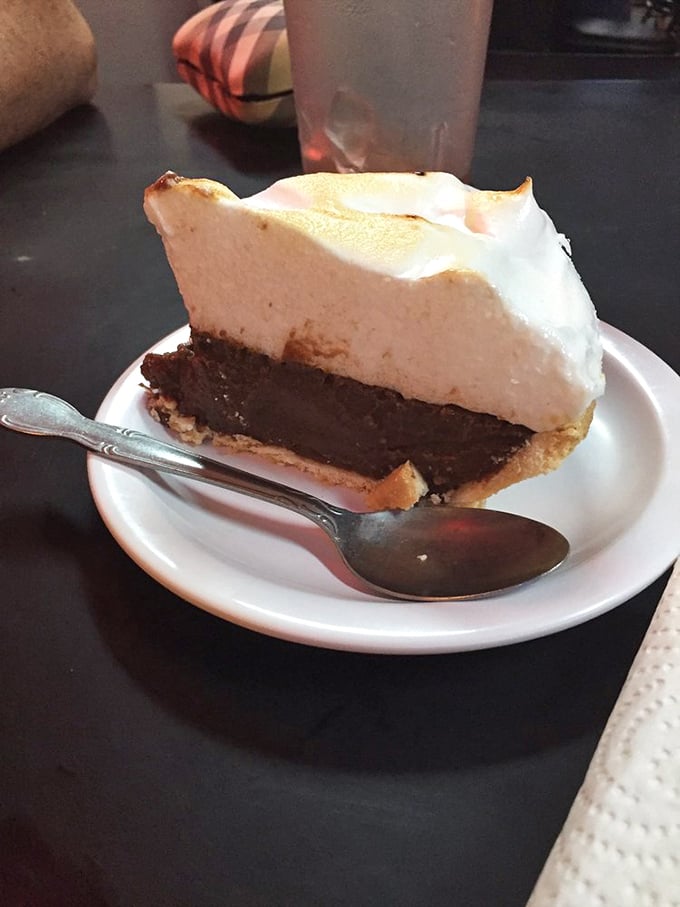 The chocolate meringue pie delivers the perfect finale&mdash;a silky chocolate base crowned with cloud-like meringue that's the dessert equivalent of a standing ovation.