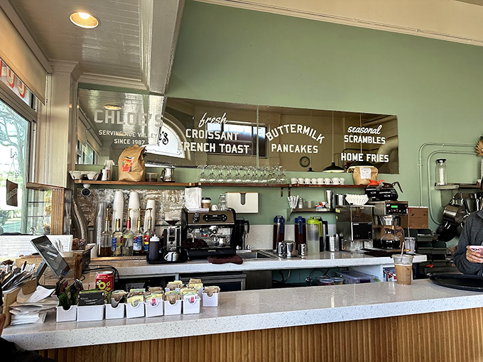 The counter showcases Chloe's greatest hits in illuminated glory&mdash;a breakfast hall of fame that's been drawing fans since before brunch was trendy.