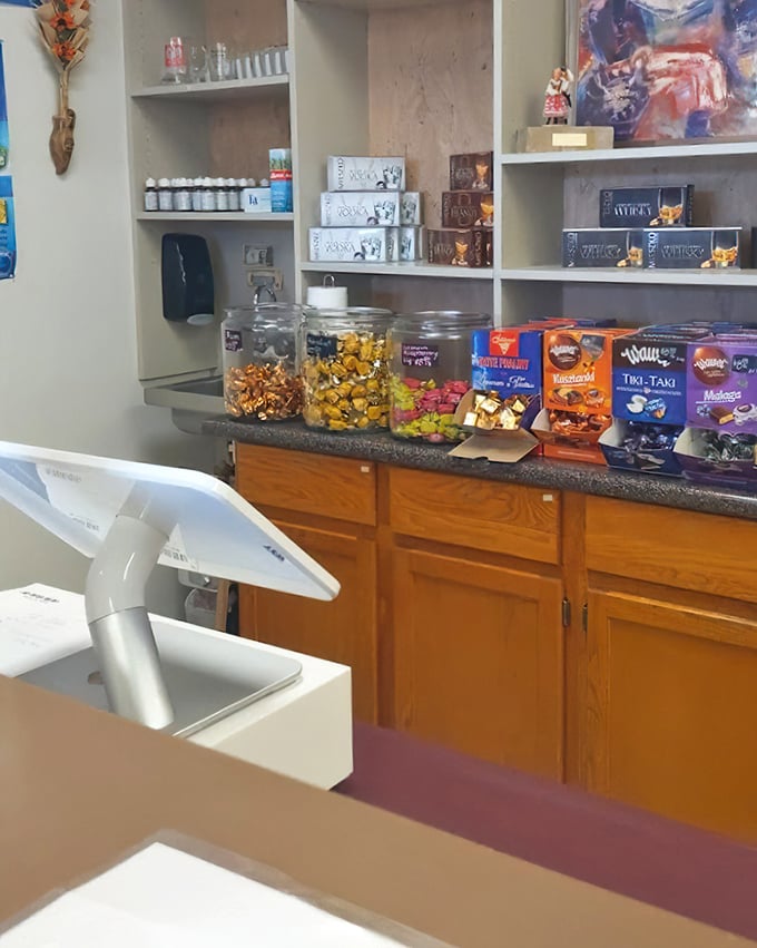 The counter area &ndash; command central for Polish culinary adventures and spontaneous conversations with fellow food enthusiasts.