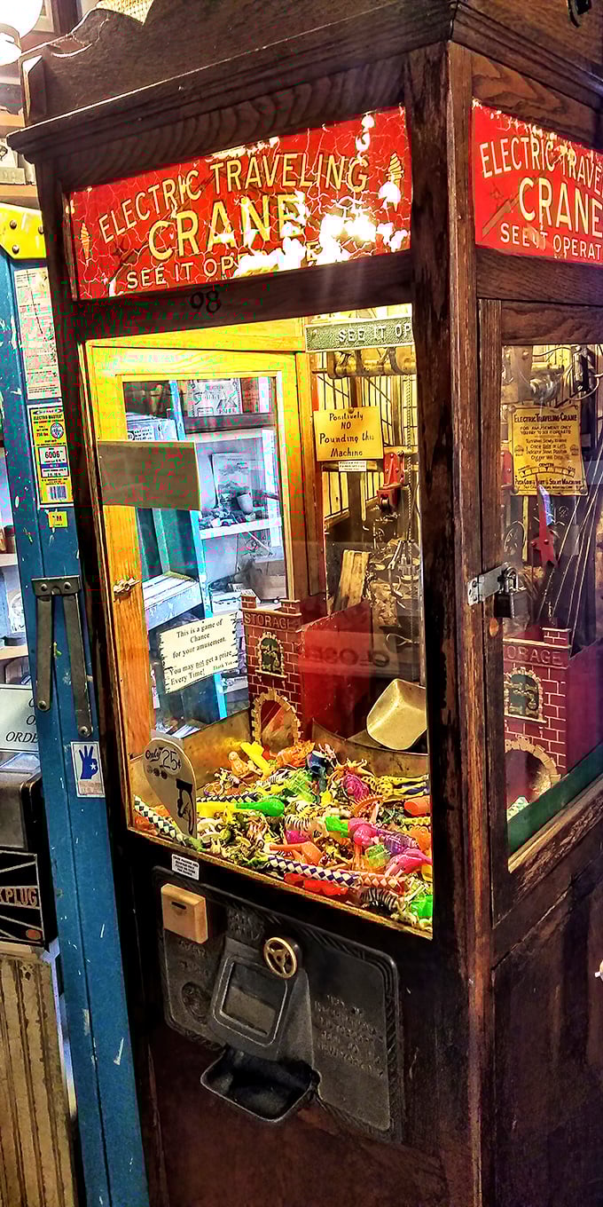 The legendary "Electric Traveling Crane" game&mdash;where childhood dreams of snagging the perfect prize live on in mechanical glory.