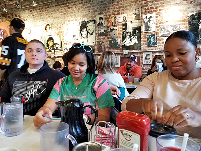 Breakfast at Pamela's isn't just eating&mdash;it's community building. That coffee pot isn't just serving caffeine; it's pouring liquid conversation starter.