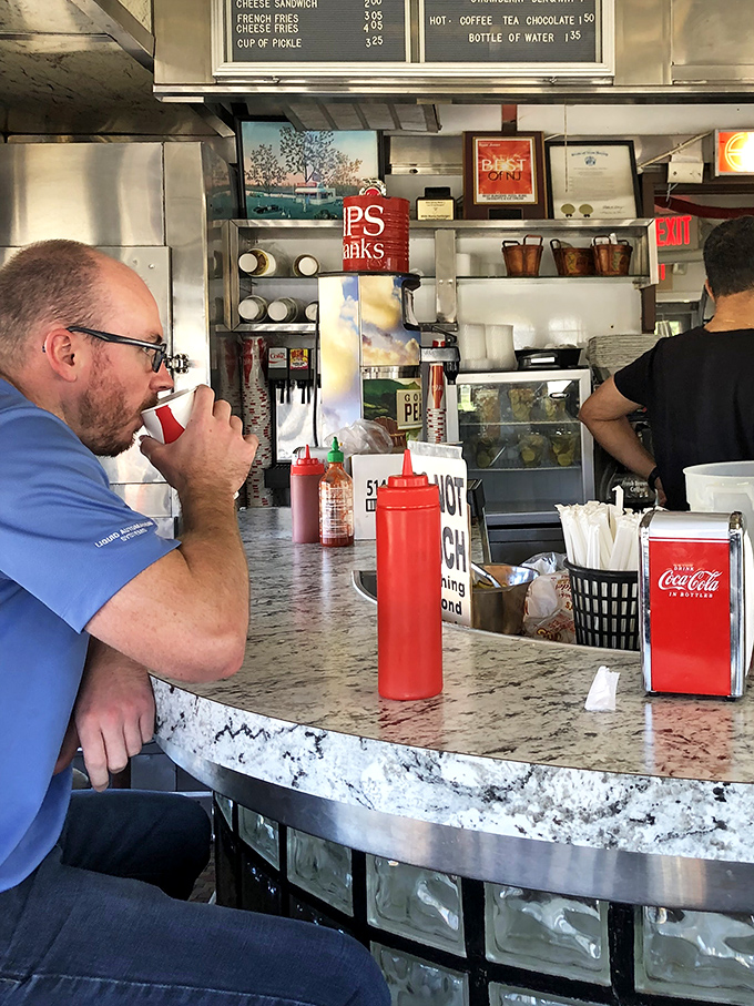 Elbow-to-elbow dining isn't a bug, it's a feature. Nothing builds camaraderie like sharing counter space and the collective joy of great food.