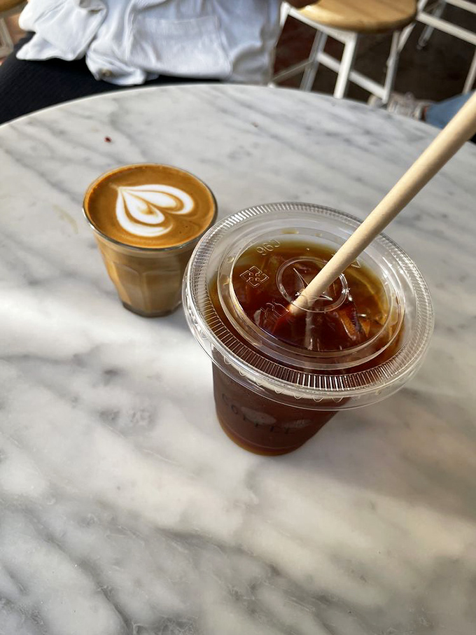 Perfect latte art meets cold brew perfection &ndash; because life's too short for mediocre coffee experiences. 