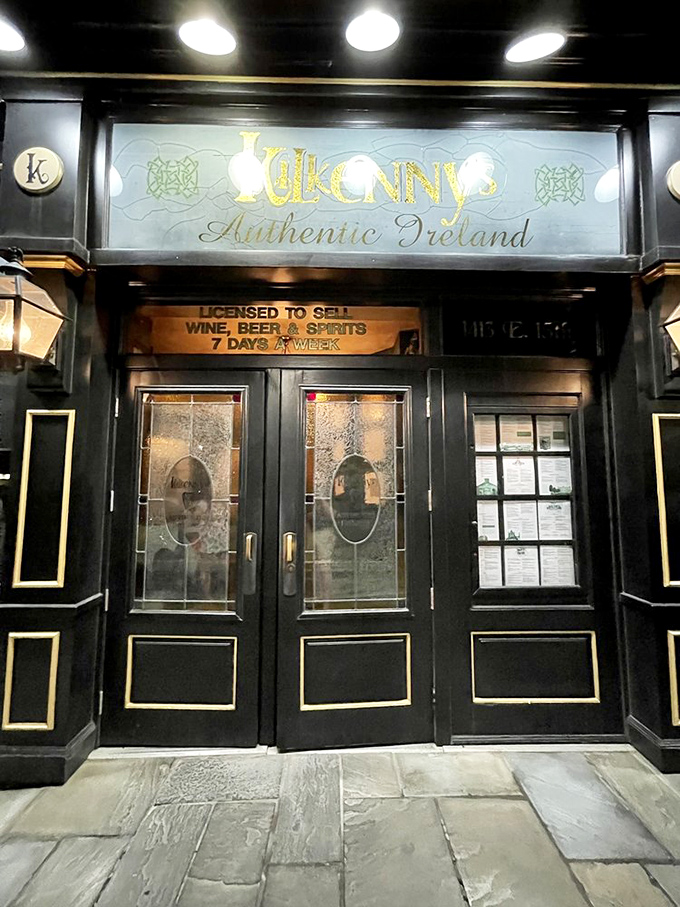 "Authentic Ireland" proclaims the entrance, and those etched-glass doors aren't kidding. What happens in Kilkenny's stays in your happy memories.