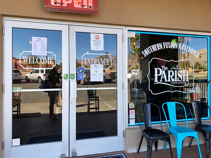 "Welcome" and "Entrance" &ndash; two words that promise so much more than they say. Southern Fusion Gastropub delivers on that promise.