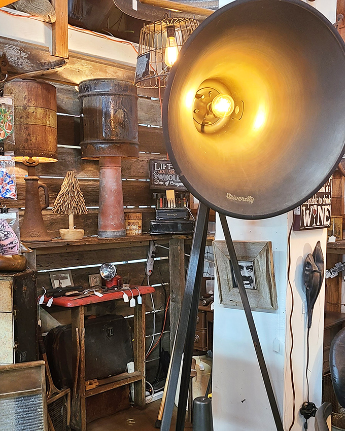 Industrial lighting gets a dramatic makeover with this statement floor lamp. Edison bulbs and metal finishes create the perfect accent for modern farmhouse or industrial loft spaces.