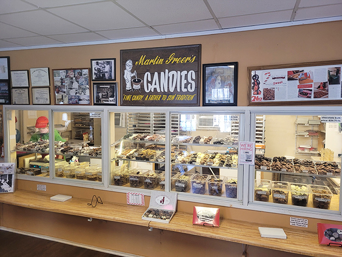 Candy museum or sweet shop? The glass cases at Martin Greer's don't just display treats&mdash;they showcase edible artwork that deserves its own exhibition.