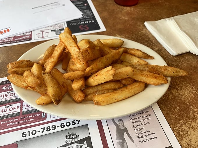 Fries that have achieved the perfect balance of crisp exterior and fluffy interior&mdash;the potato equivalent of having both your cake and eating it too. 