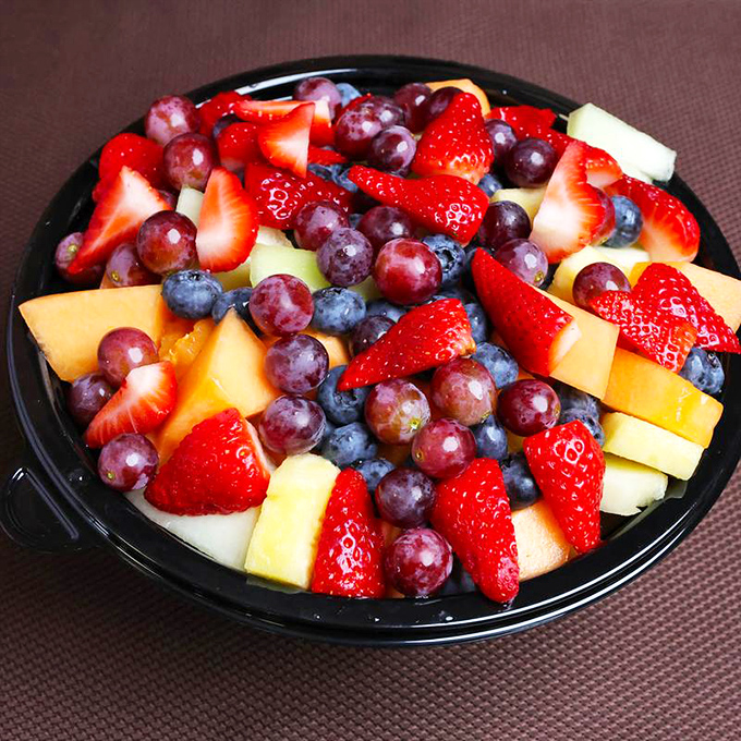 A fruit bowl that brings together nature's candy in one container&mdash;the dessert you can eat while maintaining the illusion of healthful choices.