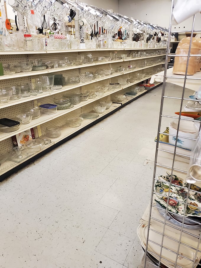 Crystal and glassware heaven &ndash; where wedding gifts from three decades ago find new purpose in homes that appreciate vintage entertaining style.