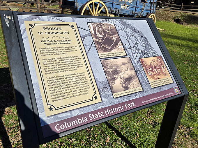 History doesn't need special effects to captivate when presented on thoughtful interpretive displays that connect past dreams to present realities.