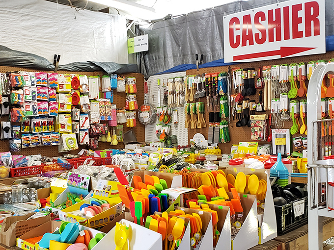 Kitchen gadget heaven where you'll find utensils you never knew existed but suddenly can't imagine living without.