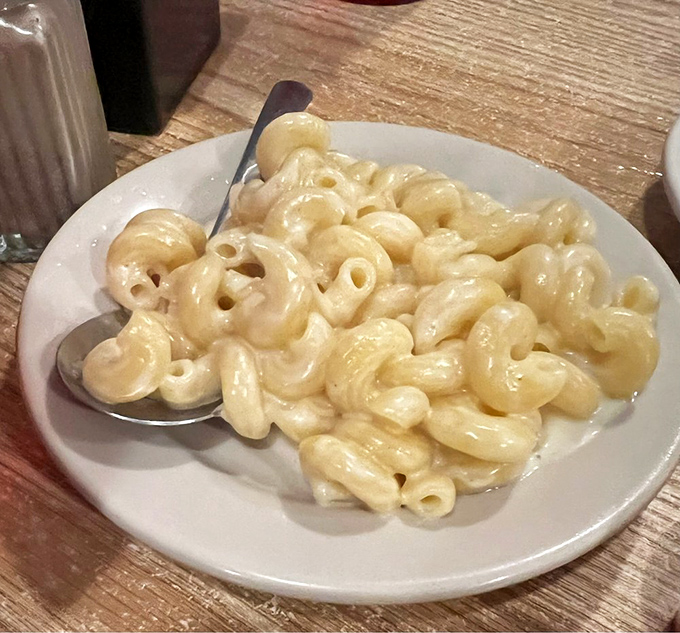 Mac and cheese so creamy it should be illegal in at least seven states&mdash;the perfect comfort food sidekick to all that seafood splendor.