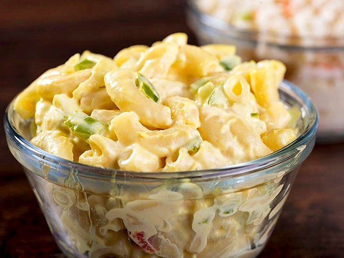 Macaroni salad that respects tradition while still managing to outshine the deli counter version you grew up with.