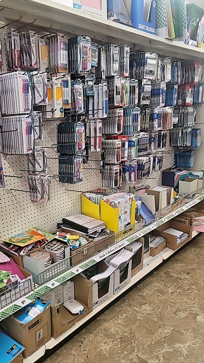 Office supply heaven for students, teachers, and anyone who still appreciates the tactile joy of writing things down.