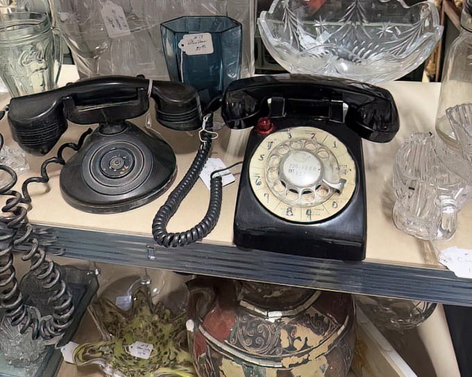"Hello? Yes, I'd like to order two vintage rotary phones that will confuse my grandchildren but make my living room look impossibly cool."