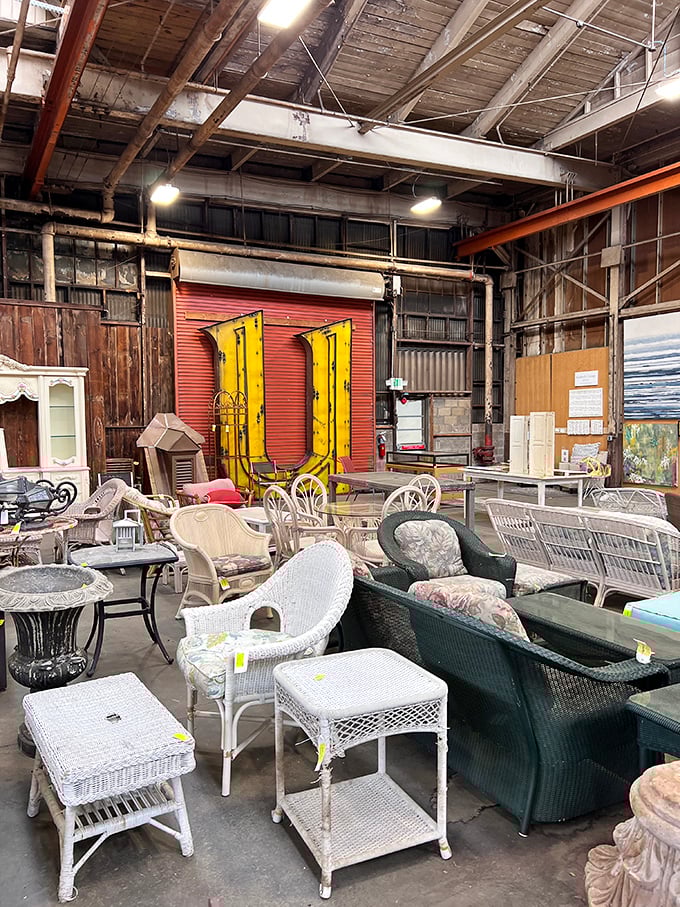 Wicker paradise meets patio potential&mdash;these outdoor furniture pieces are just waiting for someone to rescue them from warehouse limbo and introduce them to summer cocktails.