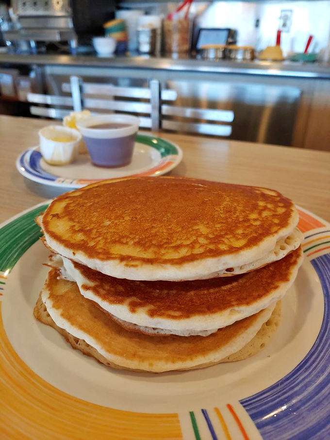 Pancake perfection isn't just about height&mdash;it's about the golden edges, the airy centers, and the stack that says "good morning" better than words.