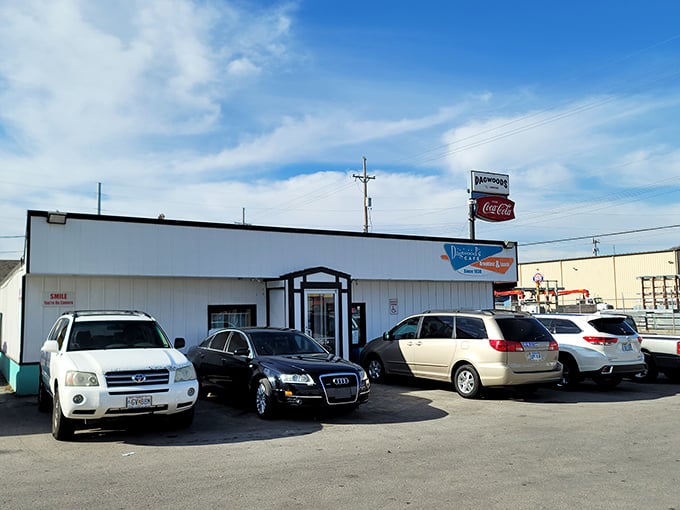 Even luxury cars line up in Dagwood's lot &ndash; proof that good taste in food transcends all other status symbols.