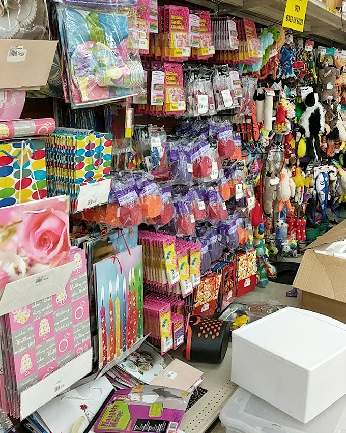 Party supplies and gift bags galore! Why pay $5 for something you'll use once when Village Discount offers perfectly good options for pocket change?