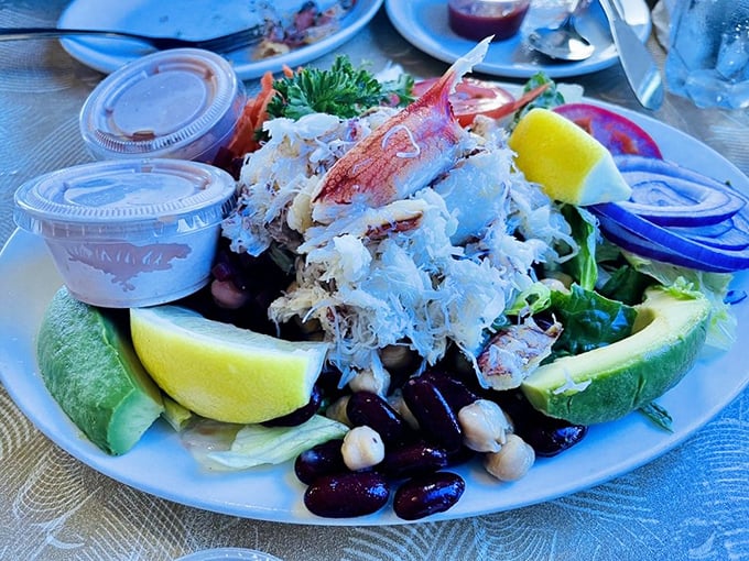 The crab salad that makes you question why you ever bothered with Caesar. Those chunks of crabmeat aren't playing supporting roles&mdash;they're the stars.