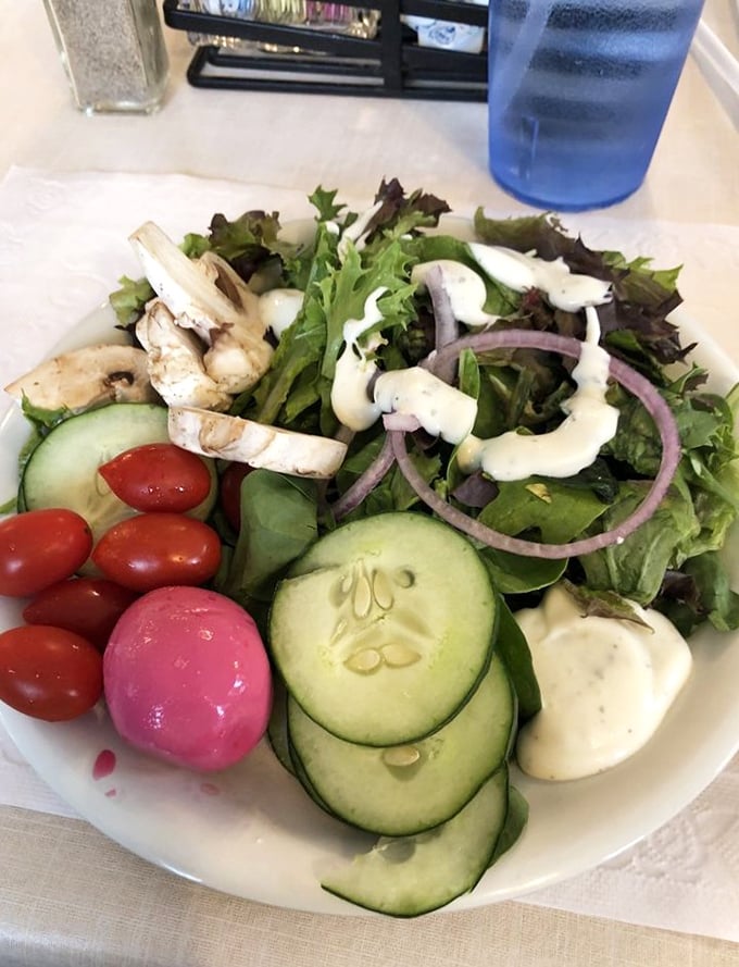 A garden salad that proves vegetables can find happiness in Ohio too&mdash;especially when dressed in house-made ranch.