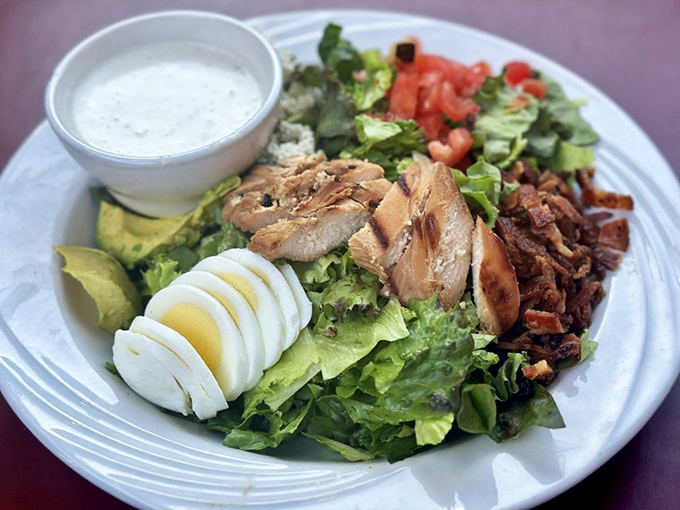 Even the salads here mean business&mdash;a protein-packed powerhouse that proves healthy eating doesn't have to feel like punishment.