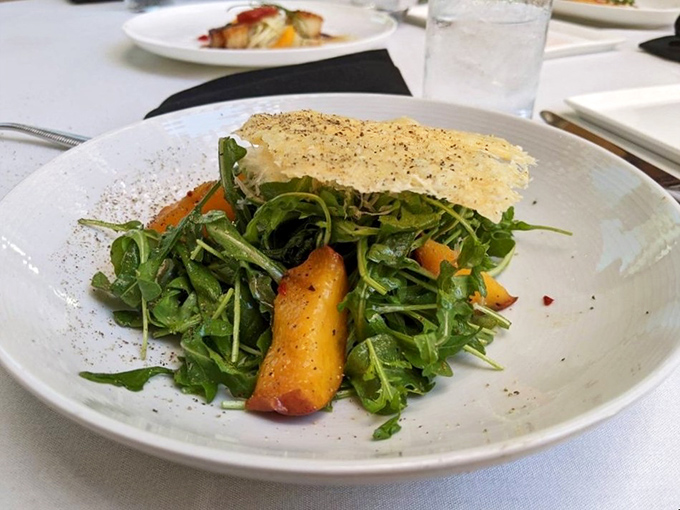 Even the salads demand respect here&mdash;crisp greens and bright citrus proving vegetables can hold their own in a temple of meat.