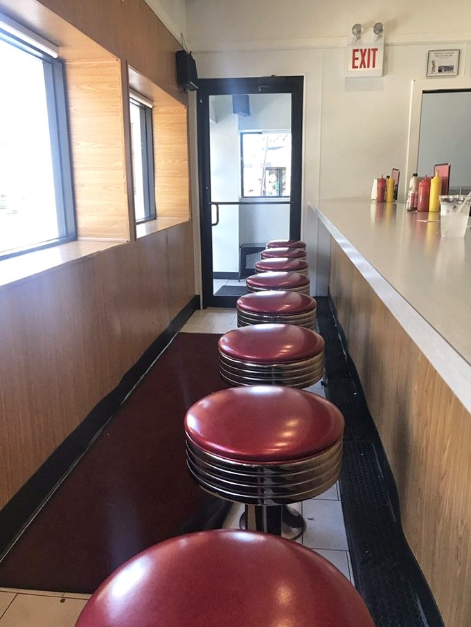 The exit sign might be visible, but few are in a hurry to leave once they've experienced the magic that happens when you take a seat at this counter.
