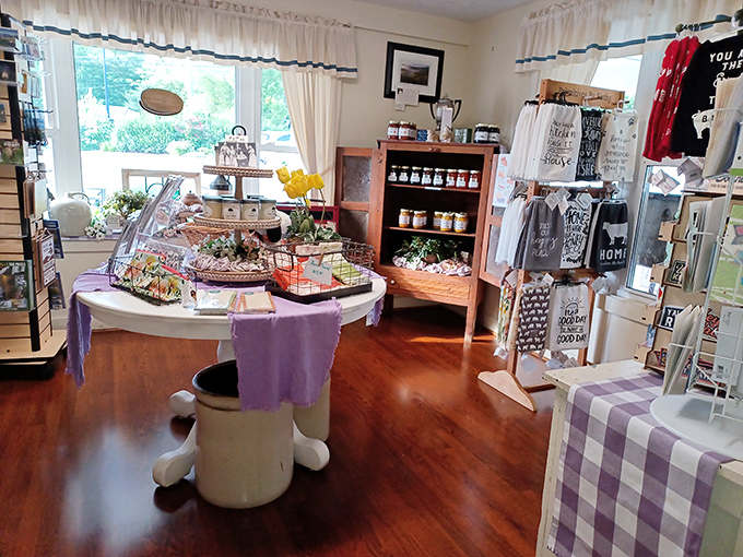 A little piece of Appalachia to take home&mdash;the gift shop offers jams, jellies, and reminders that mountain hospitality extends beyond mealtime.