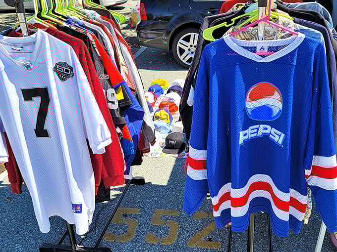 Sports memorabilia that spans generations&mdash;from Michael Jordan's era to today's stars. That Pepsi hockey jersey is the conversation starter your closet needs.