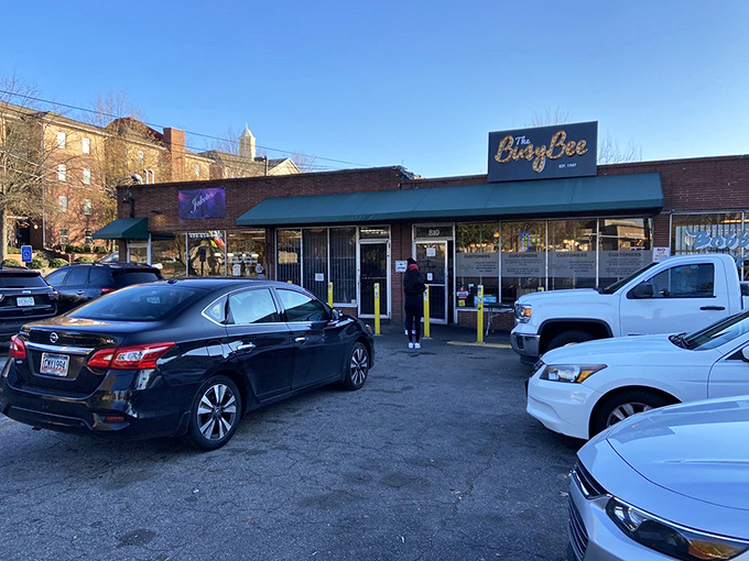 The parking lot that's seen it all—from first dates to family reunions. Cars from across Georgia converge at this humble spot, drawn by the siren call of perfect fried chicken.