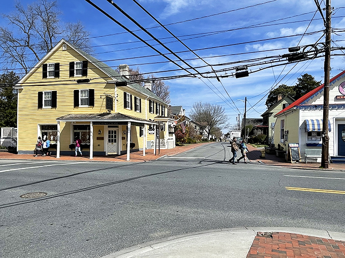 This sunny corner with its cheerful yellow building has probably appeared in more tourist photos than most celebrities, and with considerably less complaint.