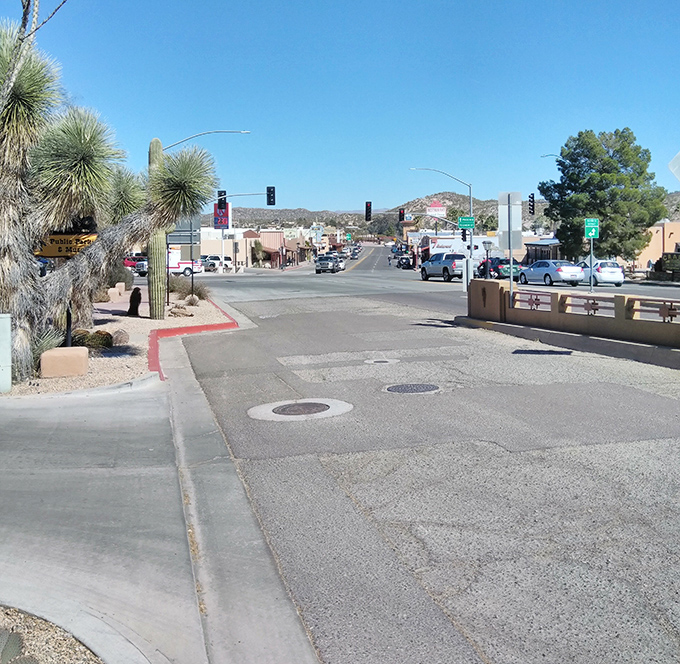 Wickenburg's streets blend desert landscaping with small-town charm&mdash;where even the traffic lights seem to operate on a more relaxed schedule.
