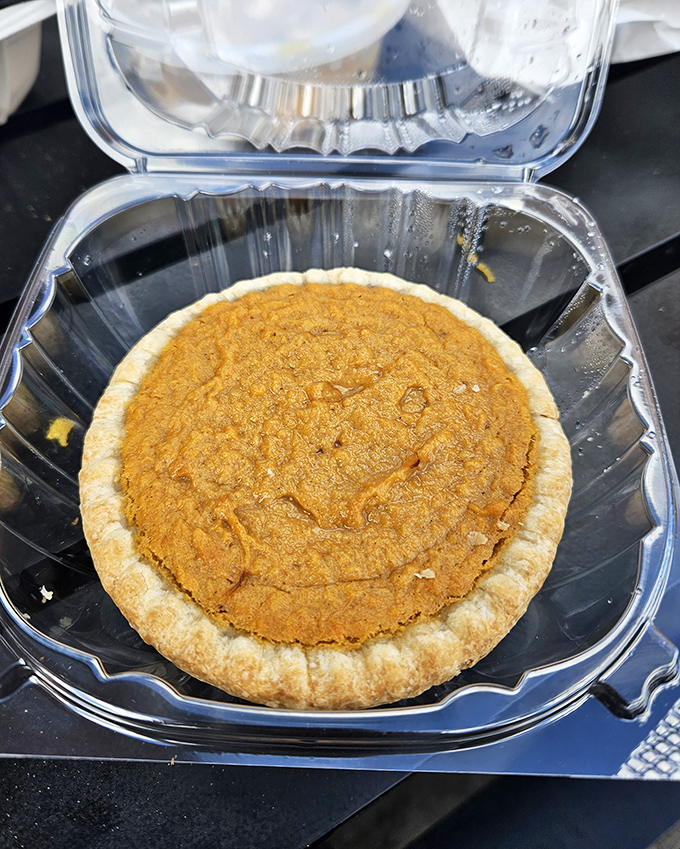 Sweet potato pie with a filling so silky and perfectly spiced, it makes pumpkin pie nervously check its LinkedIn profile.