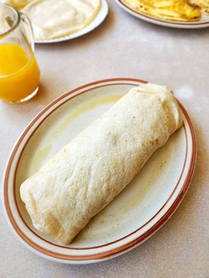 The breakfast burrito&mdash;New Mexico's gift to humanity&mdash;wrapped with the precision of a surgeon and the love of a grandmother.