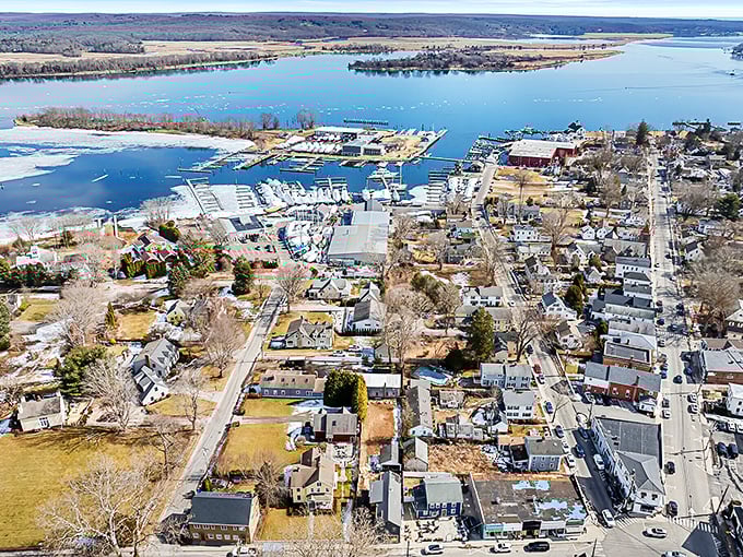 From above, Essex reveals its perfect balance of nature and civilization &ndash; a town that knows exactly how much development is just right.