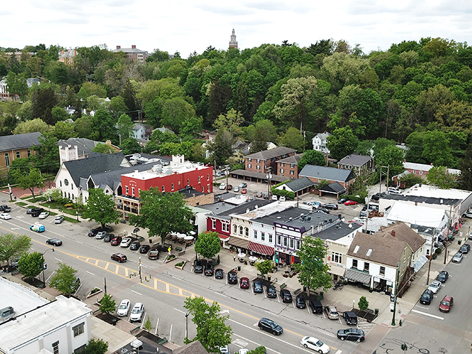 From above, Granville reveals its perfect proportions&mdash;a masterclass in small-town planning that big cities should study.