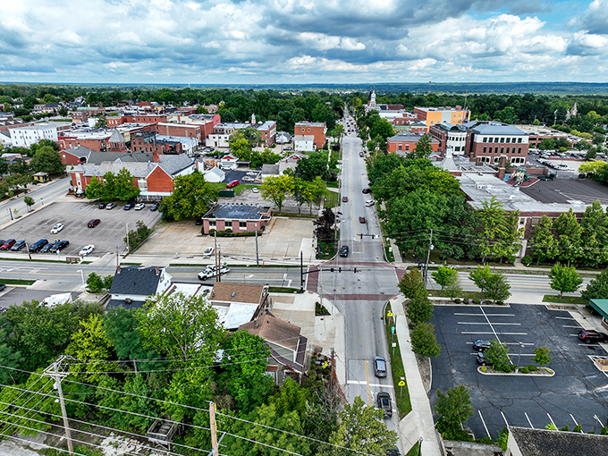 From above, Medina reveals itself as a perfect grid of history, community, and small-town living&mdash;like someone designed a town based on America's fondest memories.